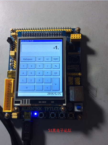 计算器GUI_Calculate_v1.0 STM32源程序 基于UCGUI 带触摸板 - STM32/8