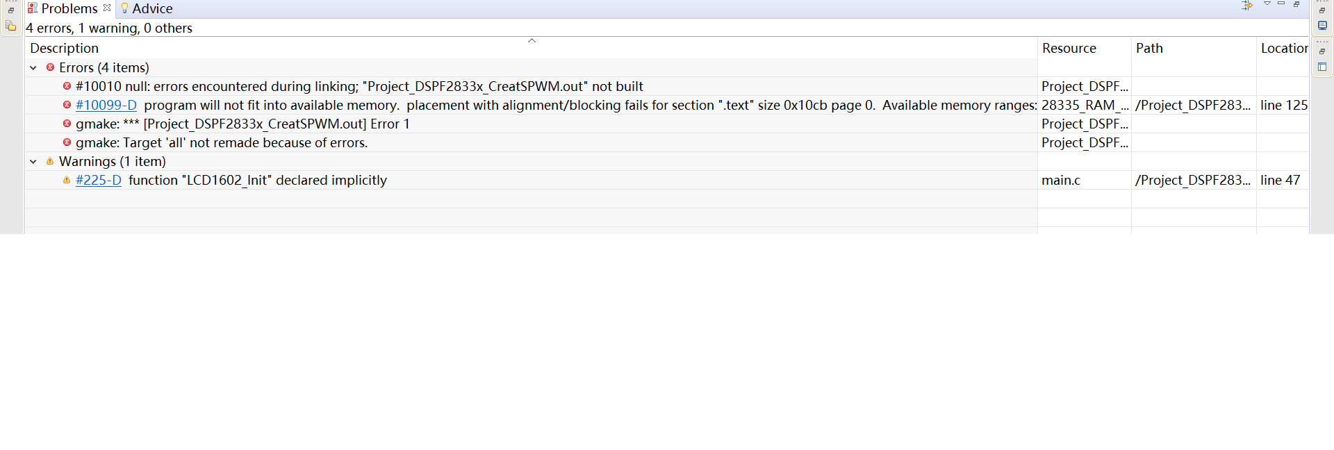 关于DSPF28335的存储问题,编译错误 - 24小时必答区