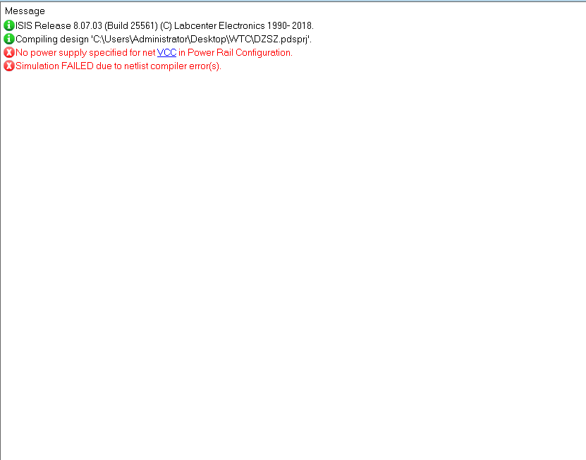 protures错误no power supply specified for net vcc in power rail ...