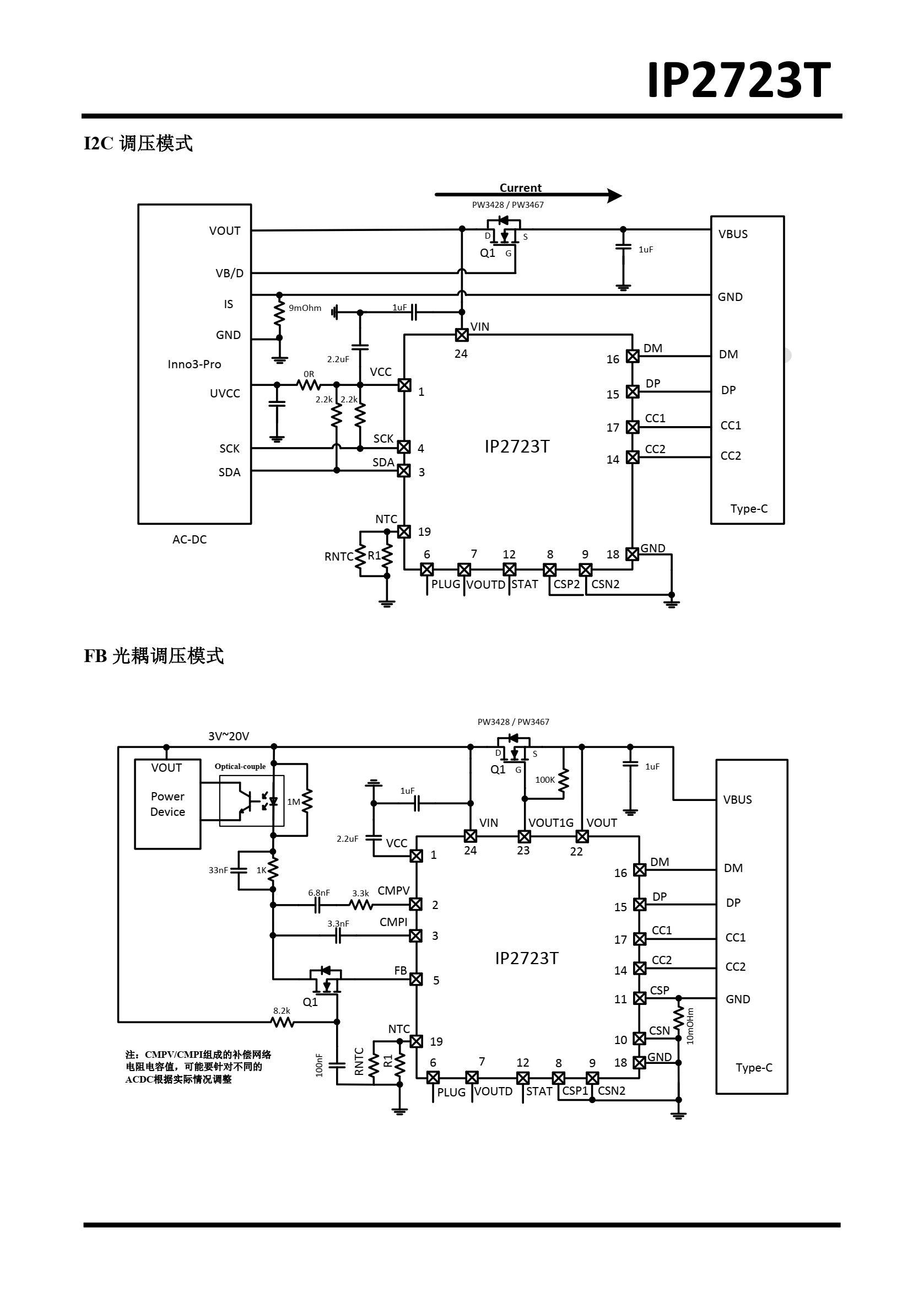 IP2723T大功率PD协议IC-资料共享 - 资料共享